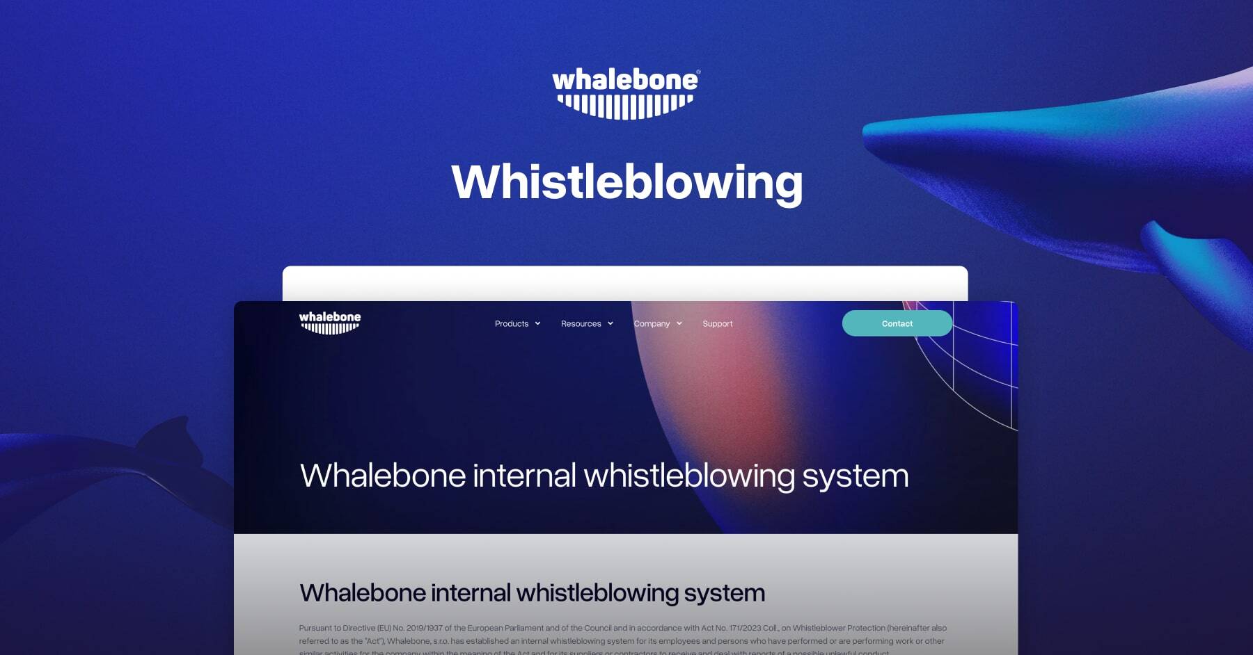 Whalebone | Internal Whistleblowing System
